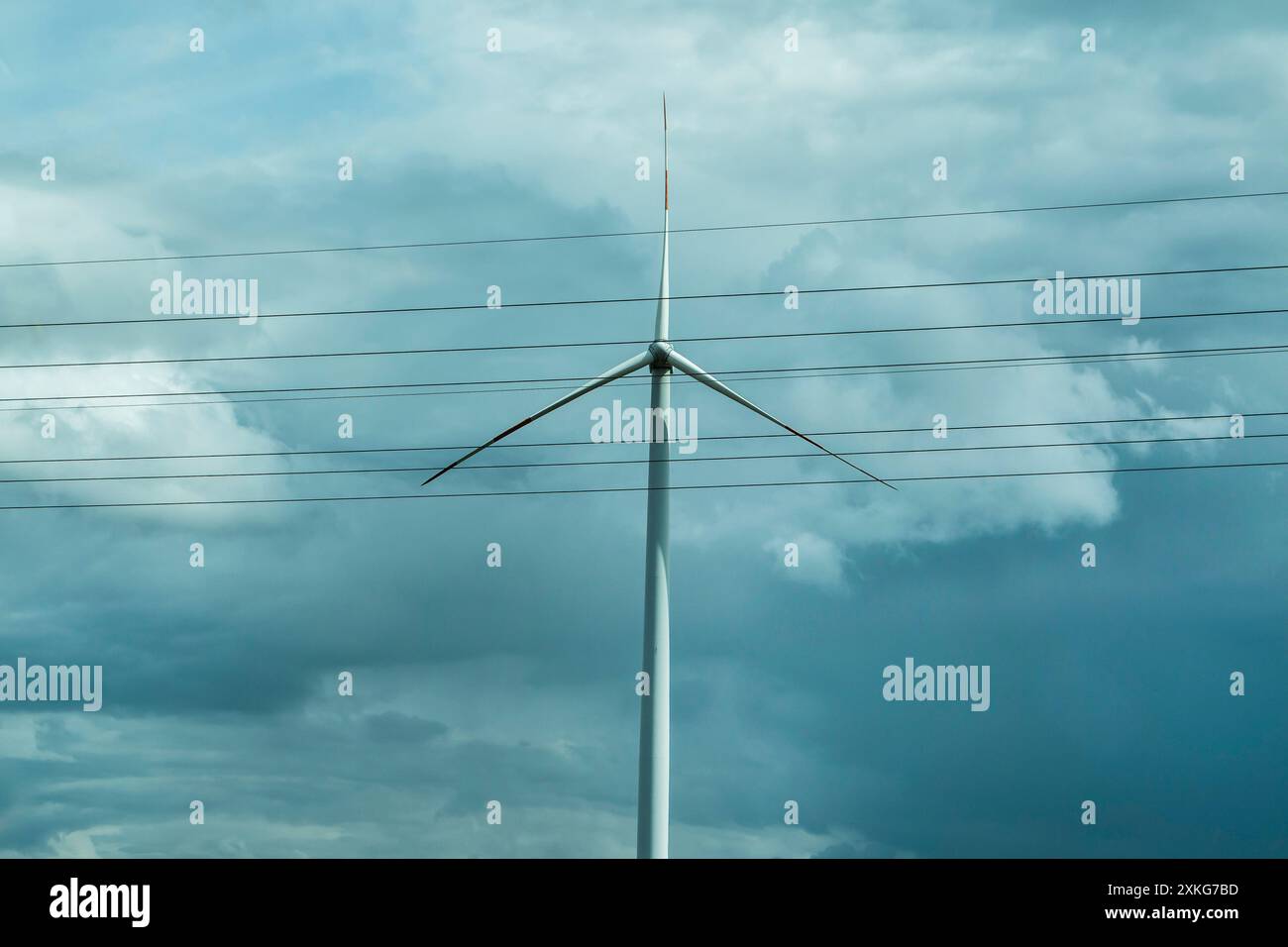 Wind power plants overhead hi-res stock photography and images - Alamy