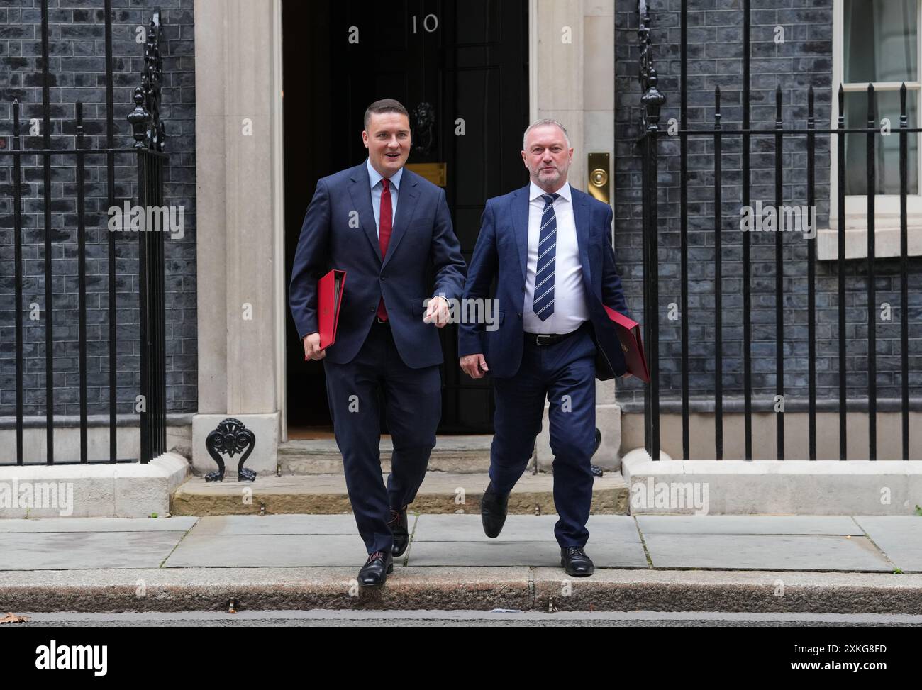 Health Secretary Wes Streeting (left) and Environment Secretary Steve ...
