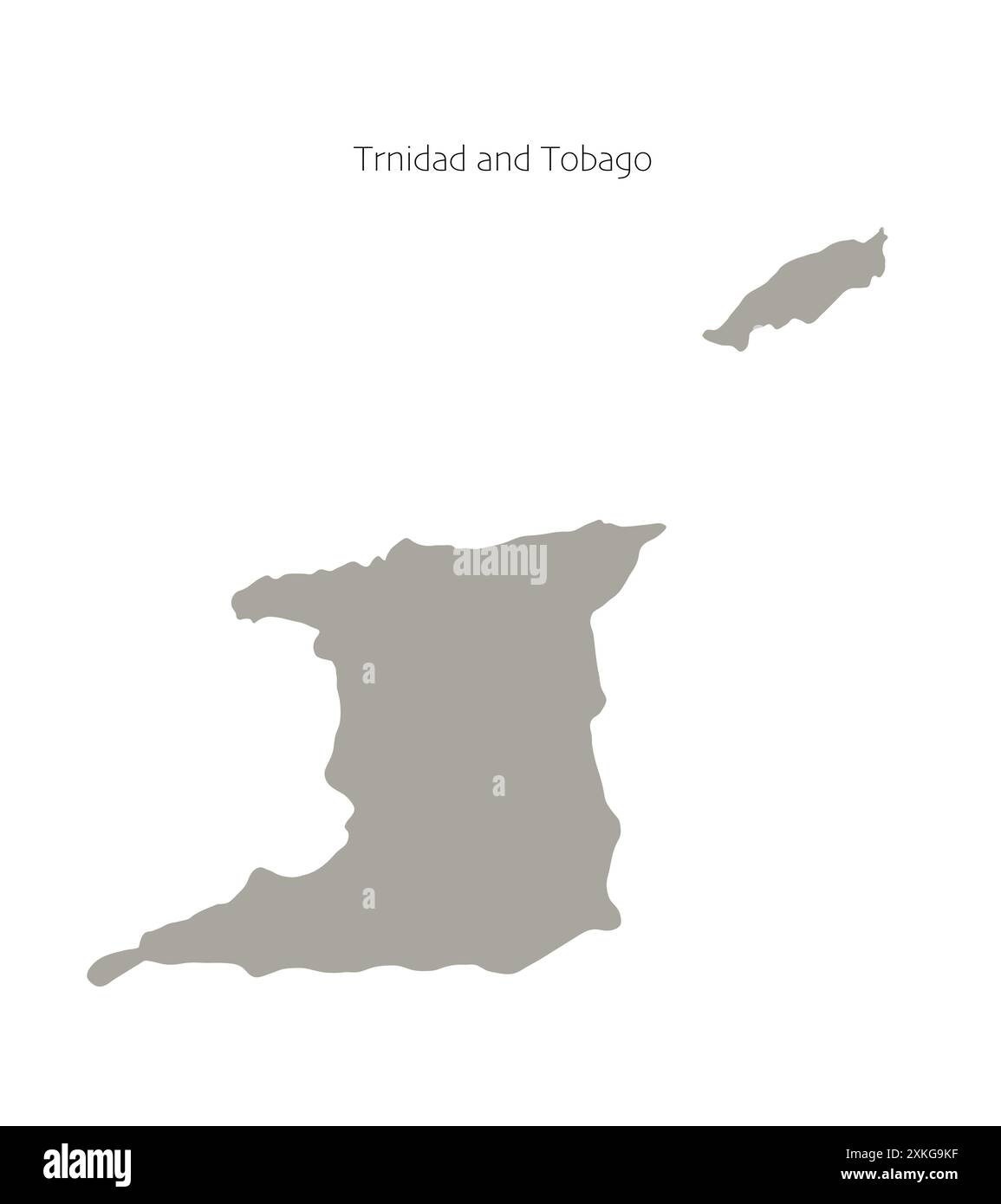 Map trinidad and tobago Stock Vector Images - Alamy