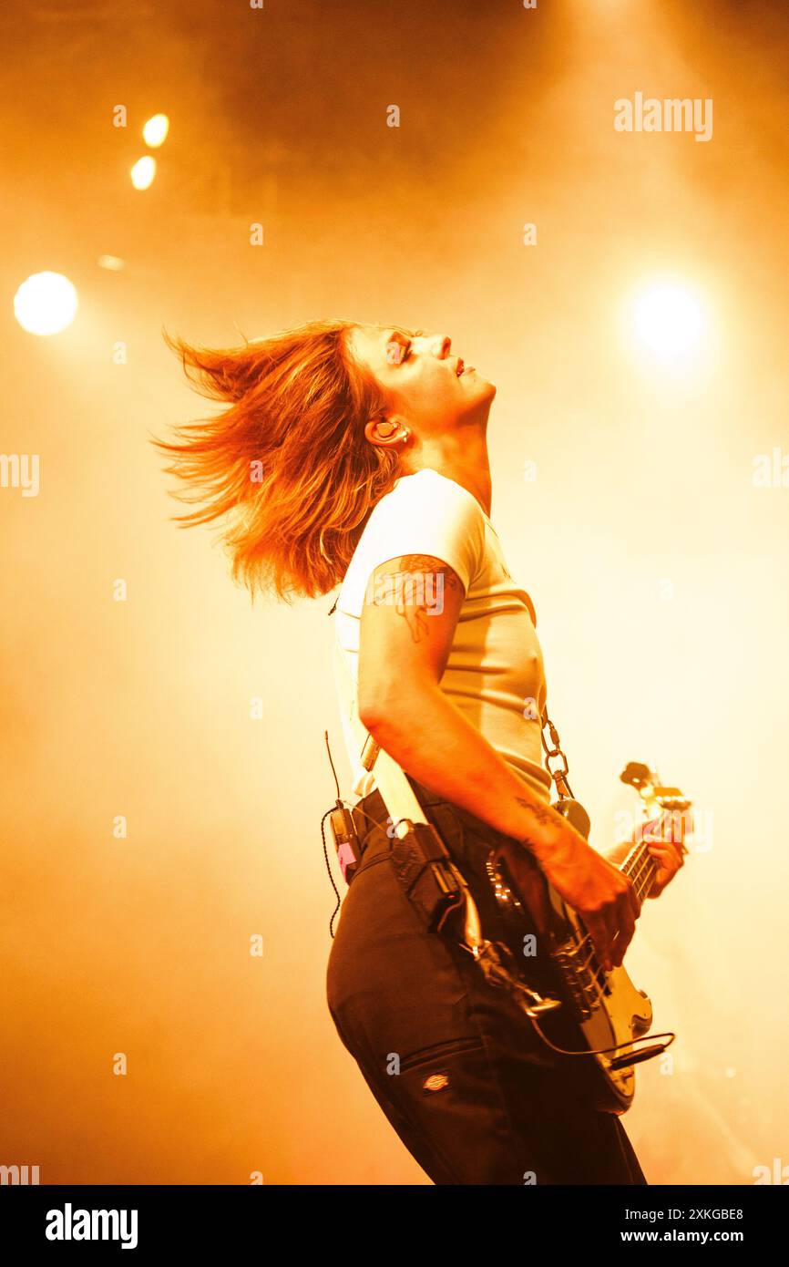 Roskilde, Denmark. 04th, July 2024. The Canadian rock band The Beaches ...