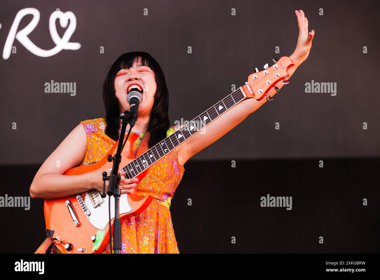 Roskilde, Denmark. 05th, July 2024. The Japanese punk rock band Otoboke ...