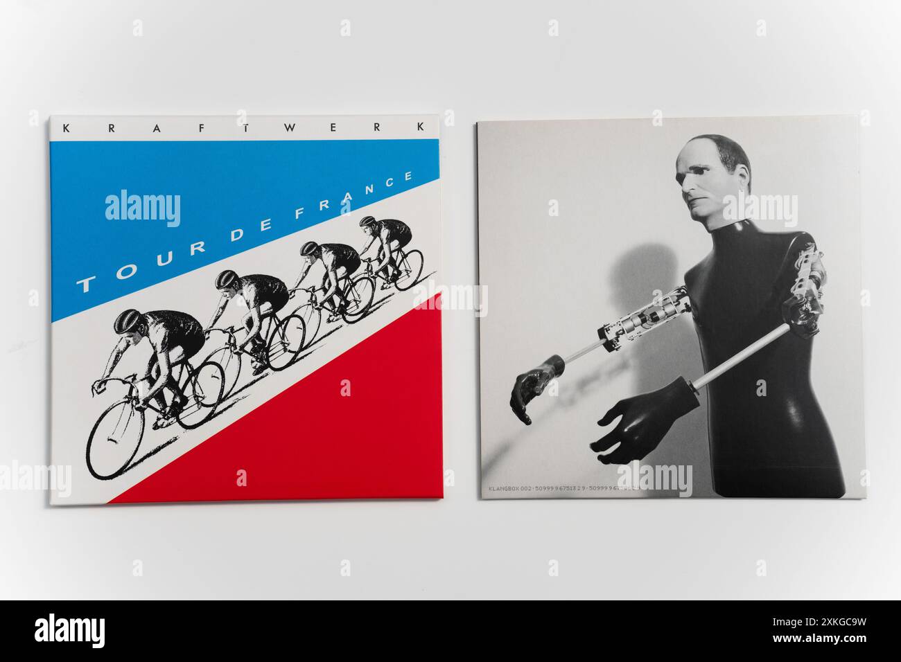 Kraftwerk Tour de France compact disc Stock Photo - Alamy