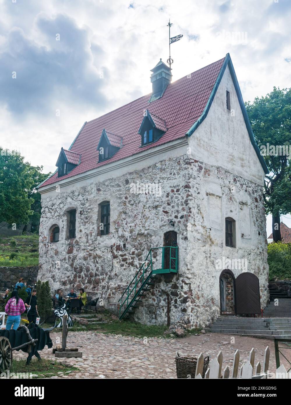Vyborg, Russia - June 10, 2024: historical medieval house Burger's ...