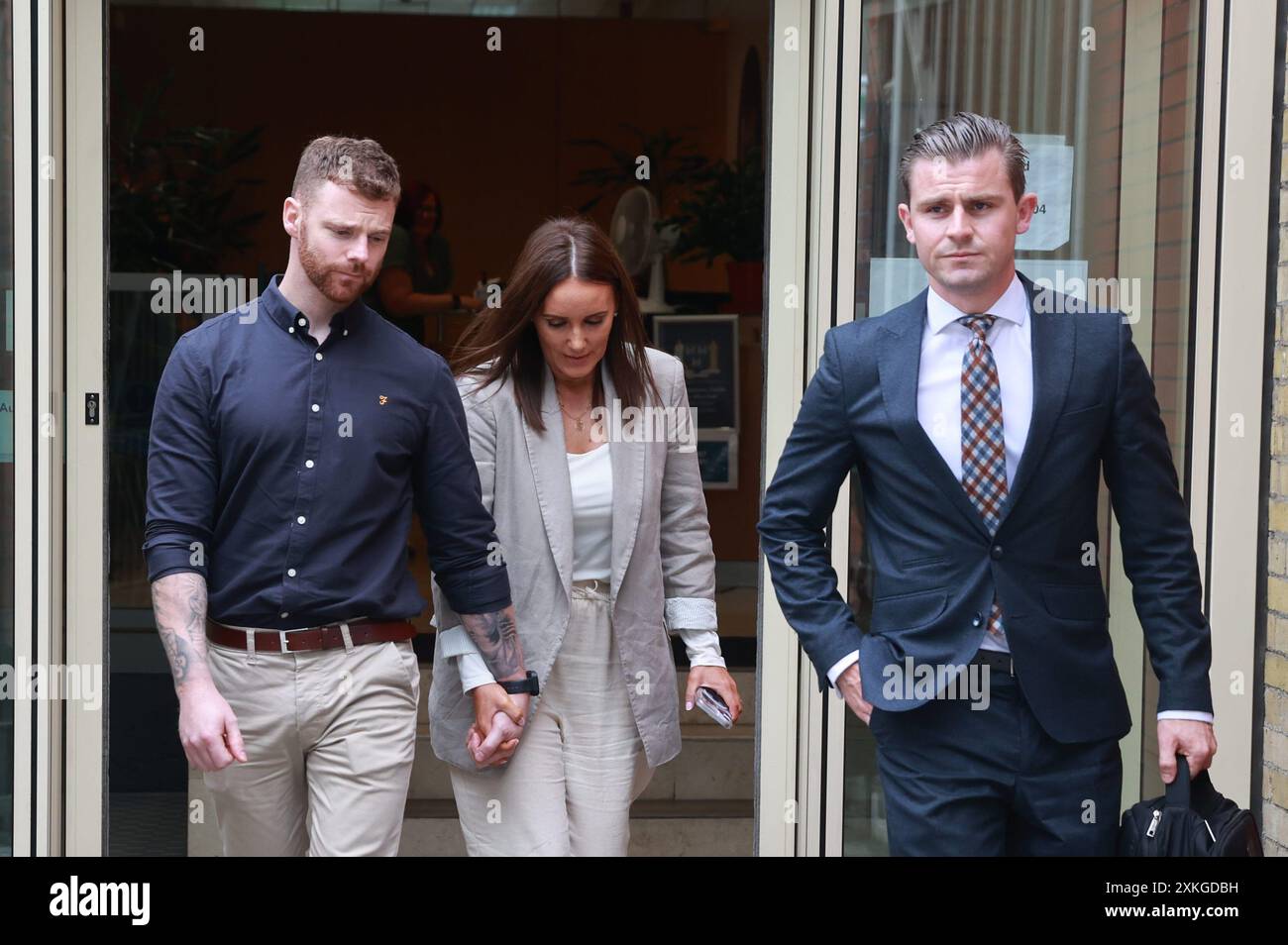 Natasha McCloskey, the mother of Private Sean Rooney, and her husband ...
