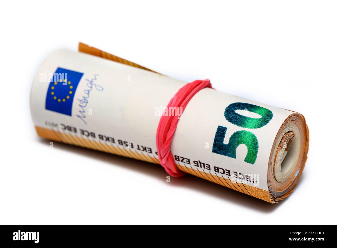 Angle view rolled up Cut Out Stock Images & Pictures - Alamy