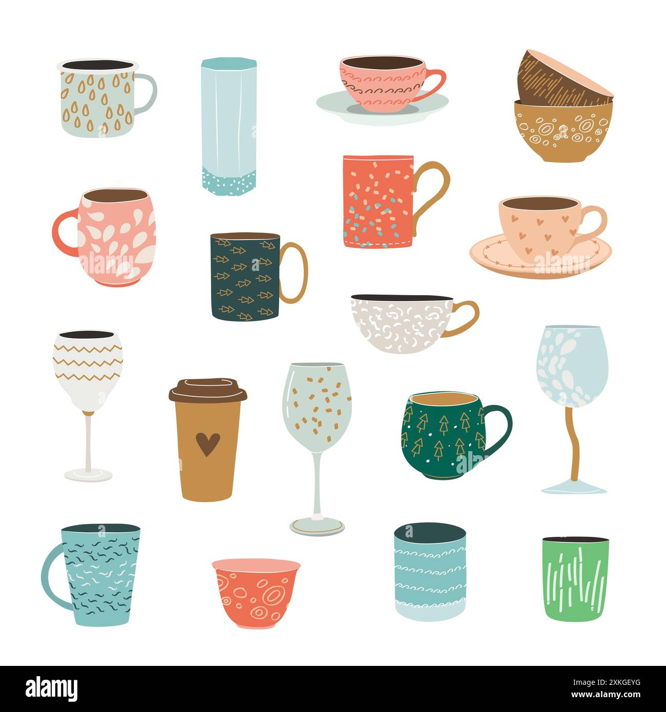 Patterned ceramic Stock Vector Images - Alamy