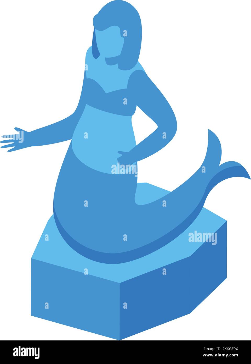 3d illustration beautiful fantasy mermaid Cut Out Stock Images ...