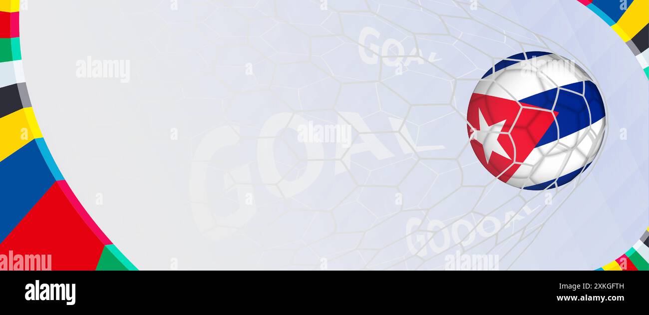 Celebration Goal for Cuba football team in colorful design. Perfect for ...