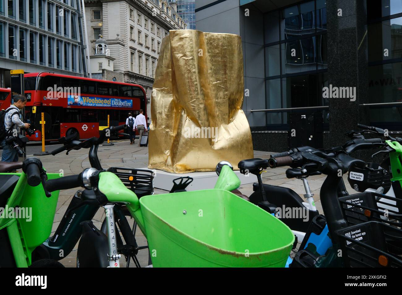 City of London, UK. 23rd July 2024. Sculpture in the City, Temple ...