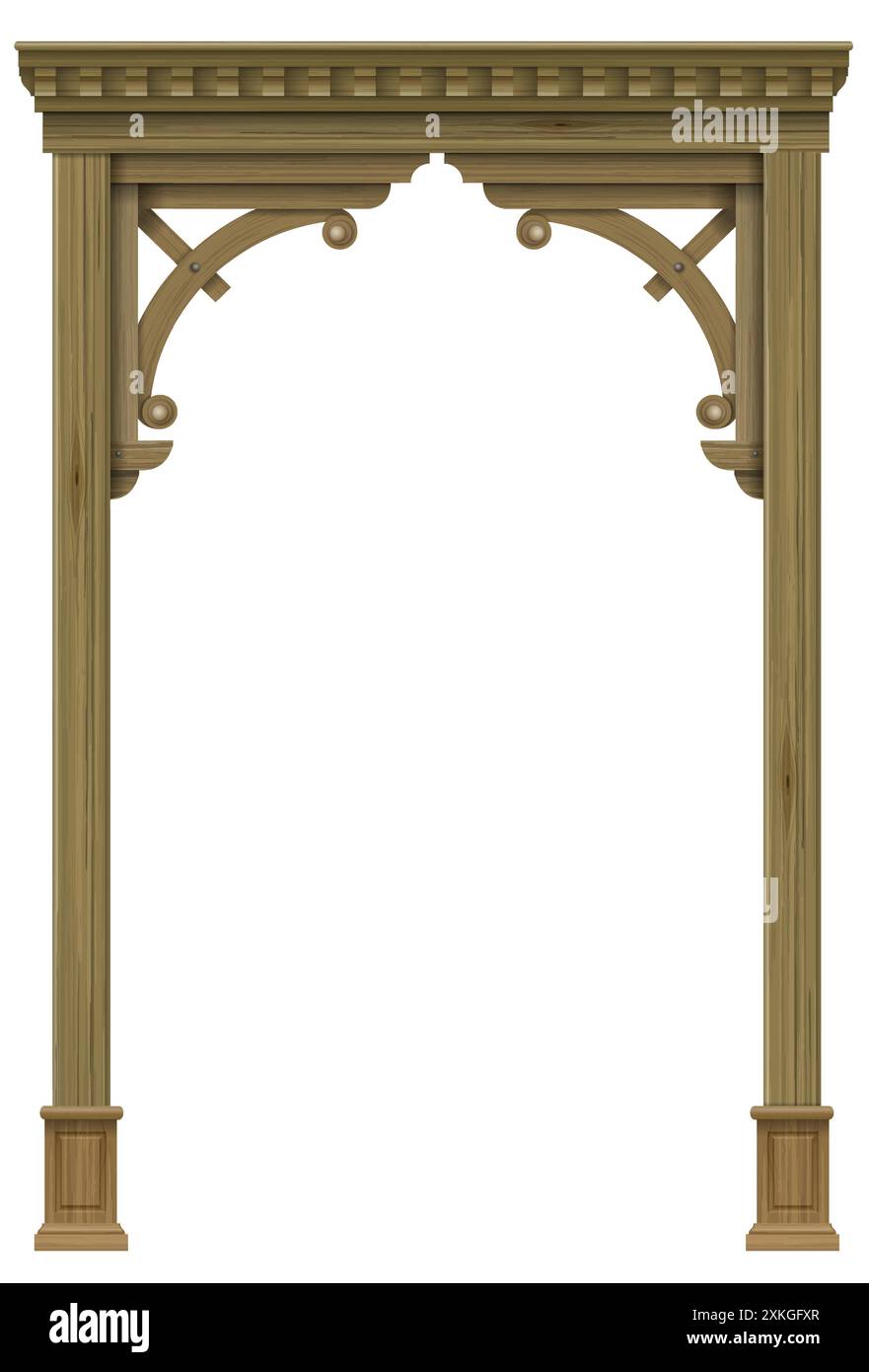 Porch pillars Stock Vector Images - Alamy