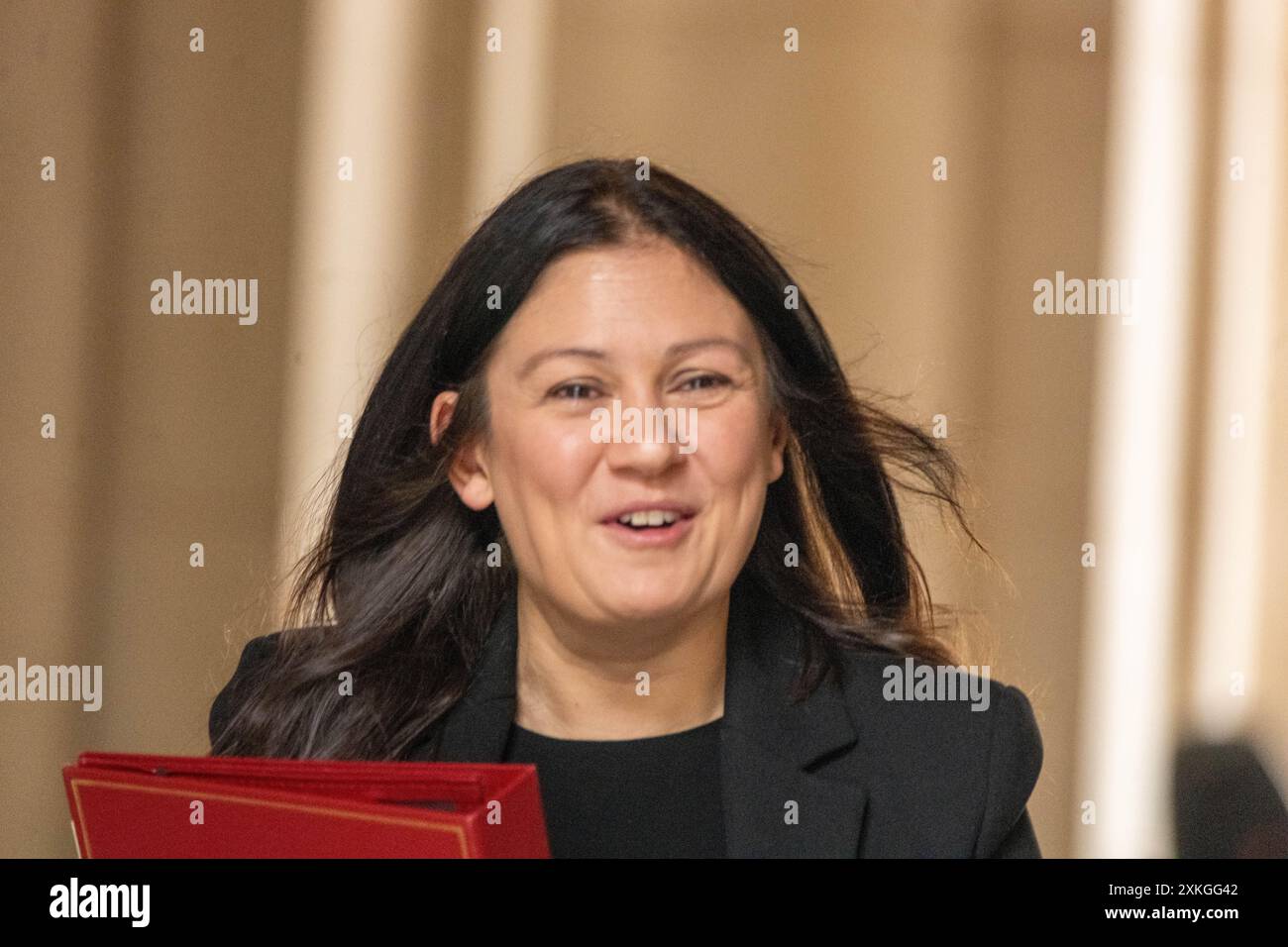 London, UK. 23rd July, 2024. Lisa Nandy, Culture Secretary, arrives at ...