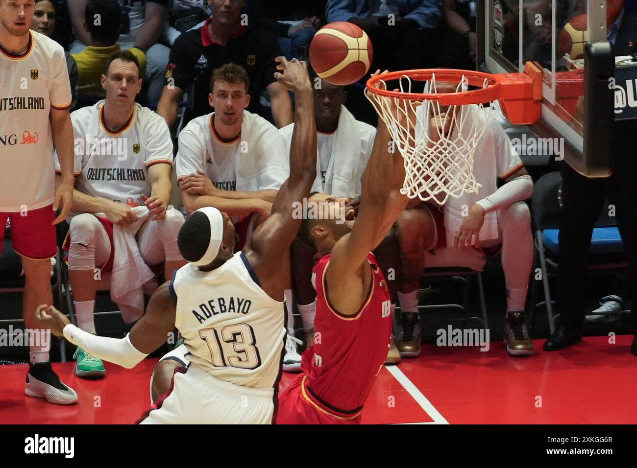 London, UK. 22nd July, 2024. BAM ADEBAYO TEAM USA during the ...