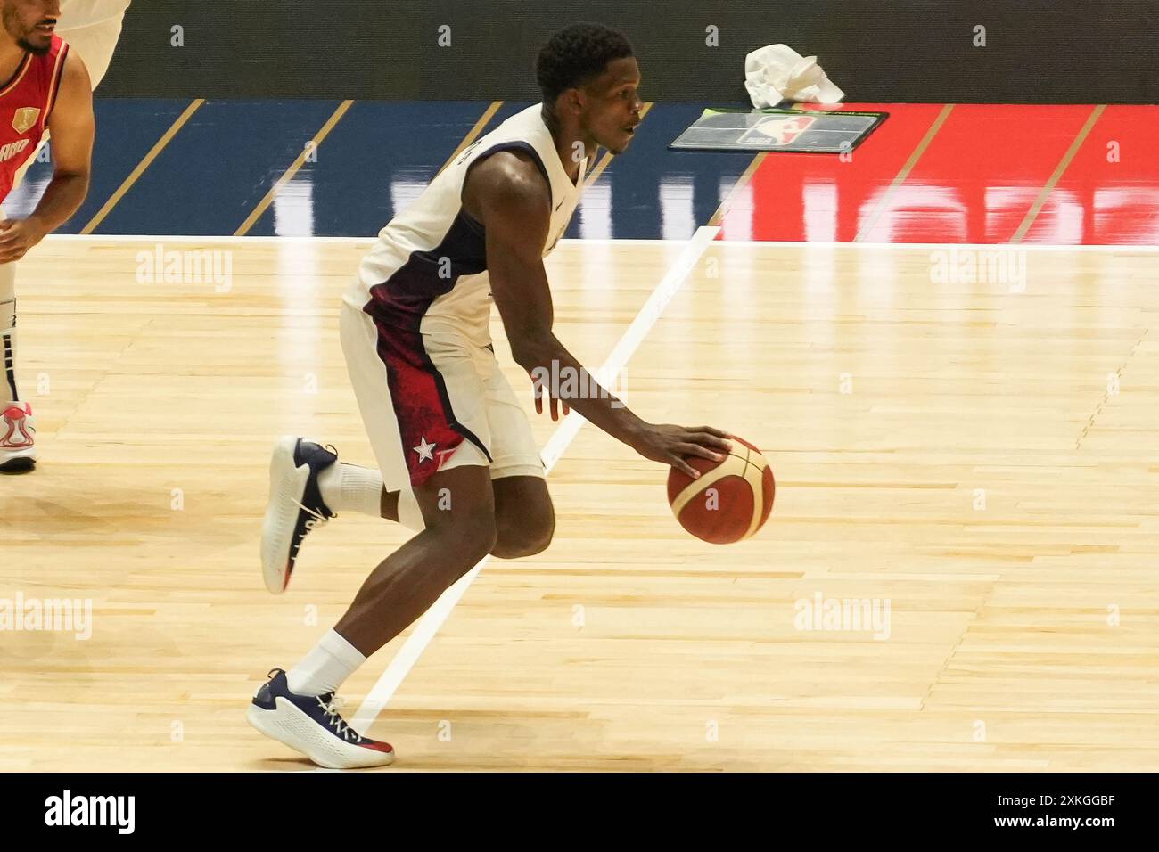 London, UK. 22nd July, 2024. ANTHONY EDWARDS TEAM USA during the ...