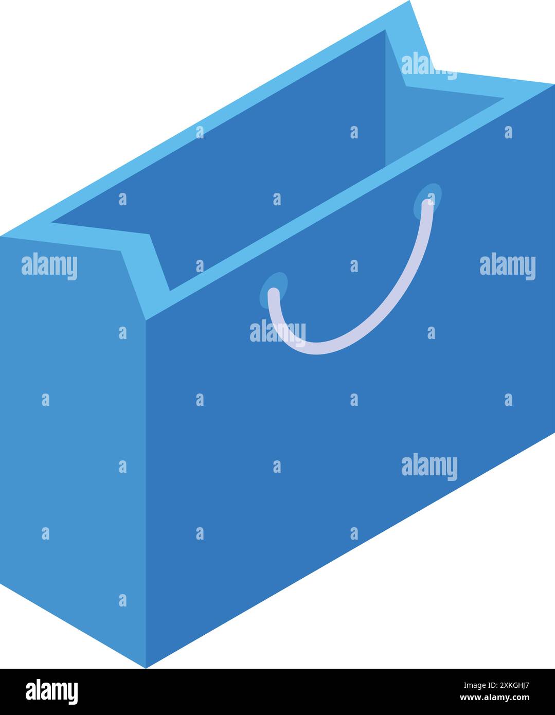 Open paper bag handles Stock Vector Images - Alamy