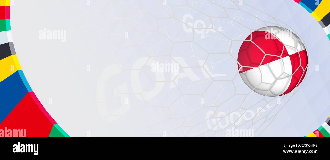 Celebration Goal for Greenland football team in colorful design ...