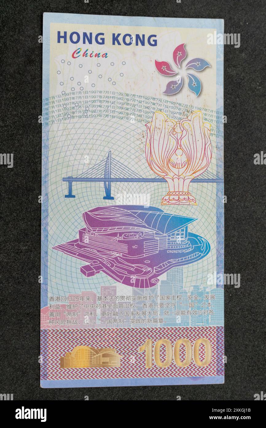 25th Anniversary of Hong Kong Return to China Exonumia Note: Pakistan ...