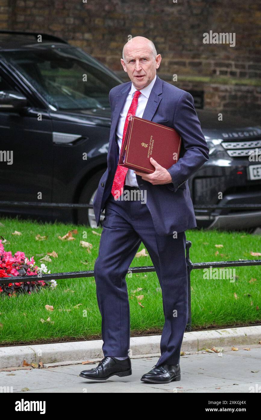 London, 23rd July 2024. John Healey, Defence Secretary, MP Rawmarsh and ...