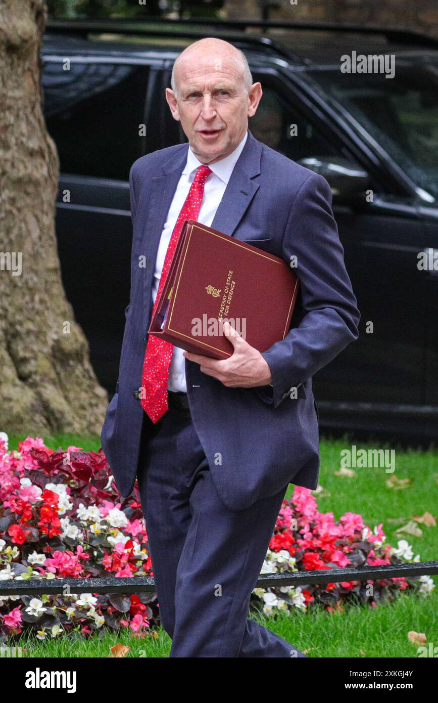 London, 23rd July 2024. John Healey, Defence Secretary, MP Rawmarsh and Conisbrough. Ministers ...