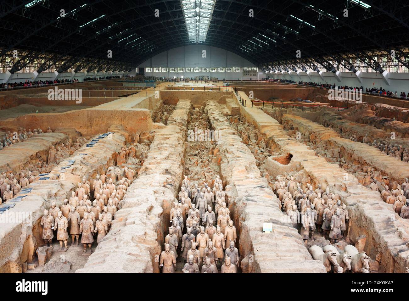 The famous Terracotta Army, the Qin Shi Huang Mausoleum Stock Photo - Alamy
