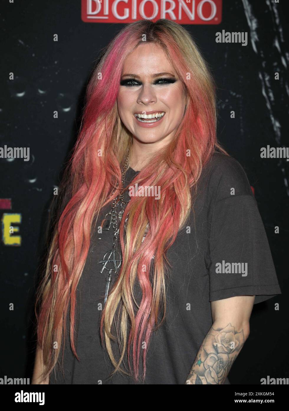 July 22, 2024, New York, New York, USA: Singer AVRIL LAVIGNE seen at ...