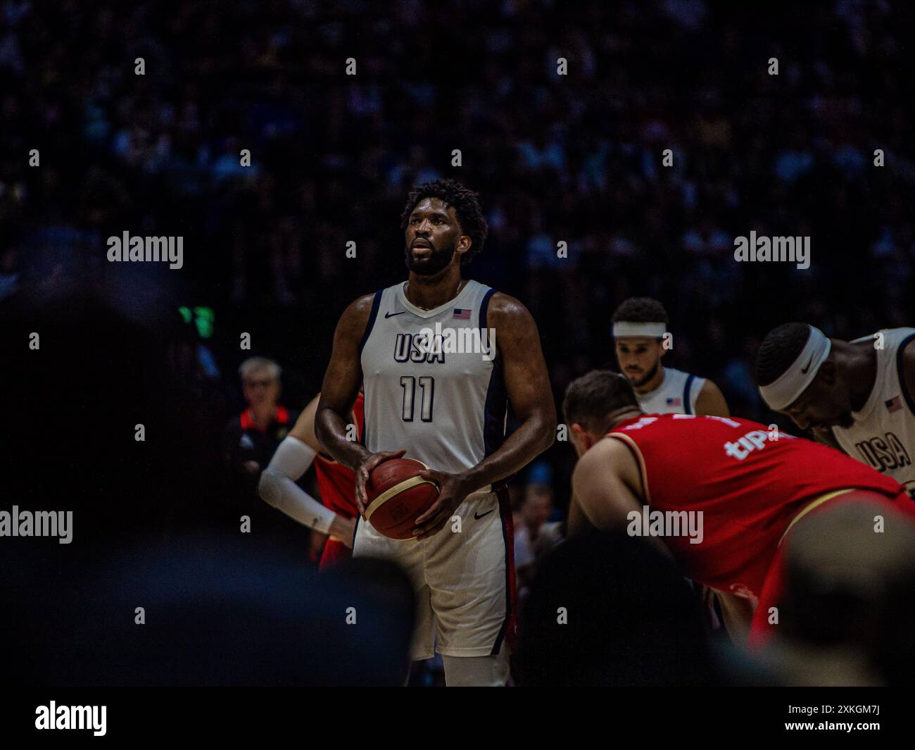 Usa mens basketball showcase hi-res stock photography and images - Alamy