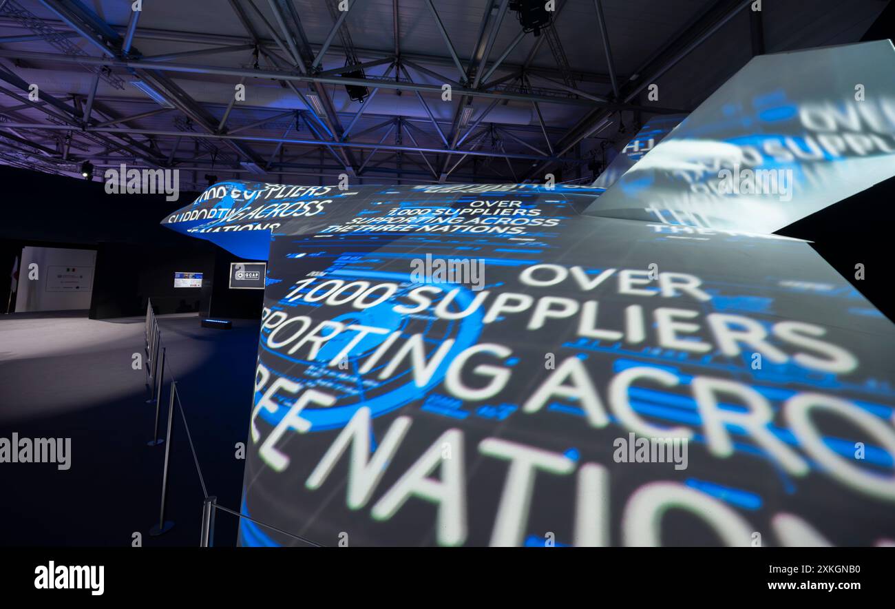 Farnborough, England, UK. 22nd July, 2024. The Farnborough ...