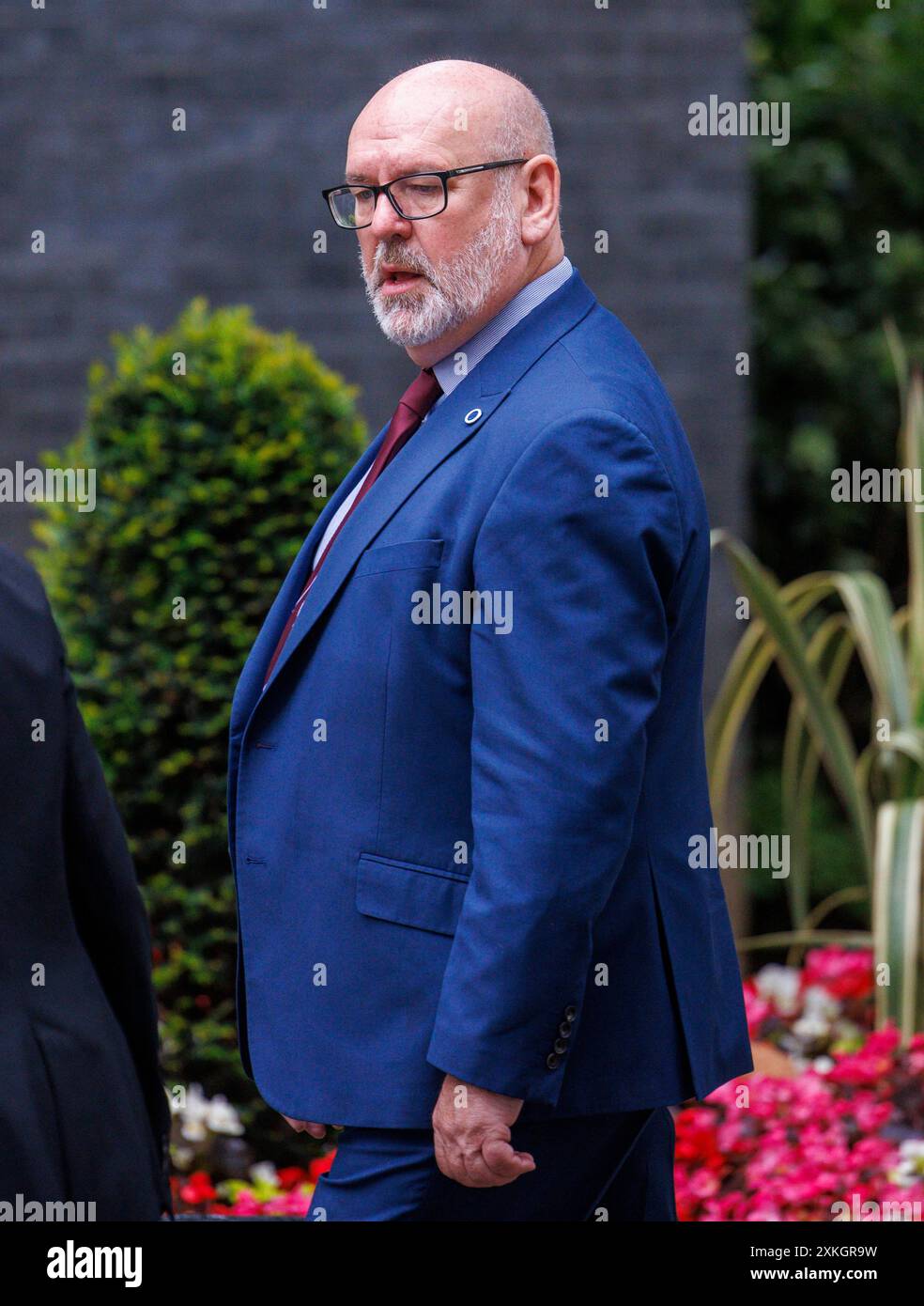 London, UK. 23rd July, 2024. Mick Whelan, General Secretary of ASLEF ...