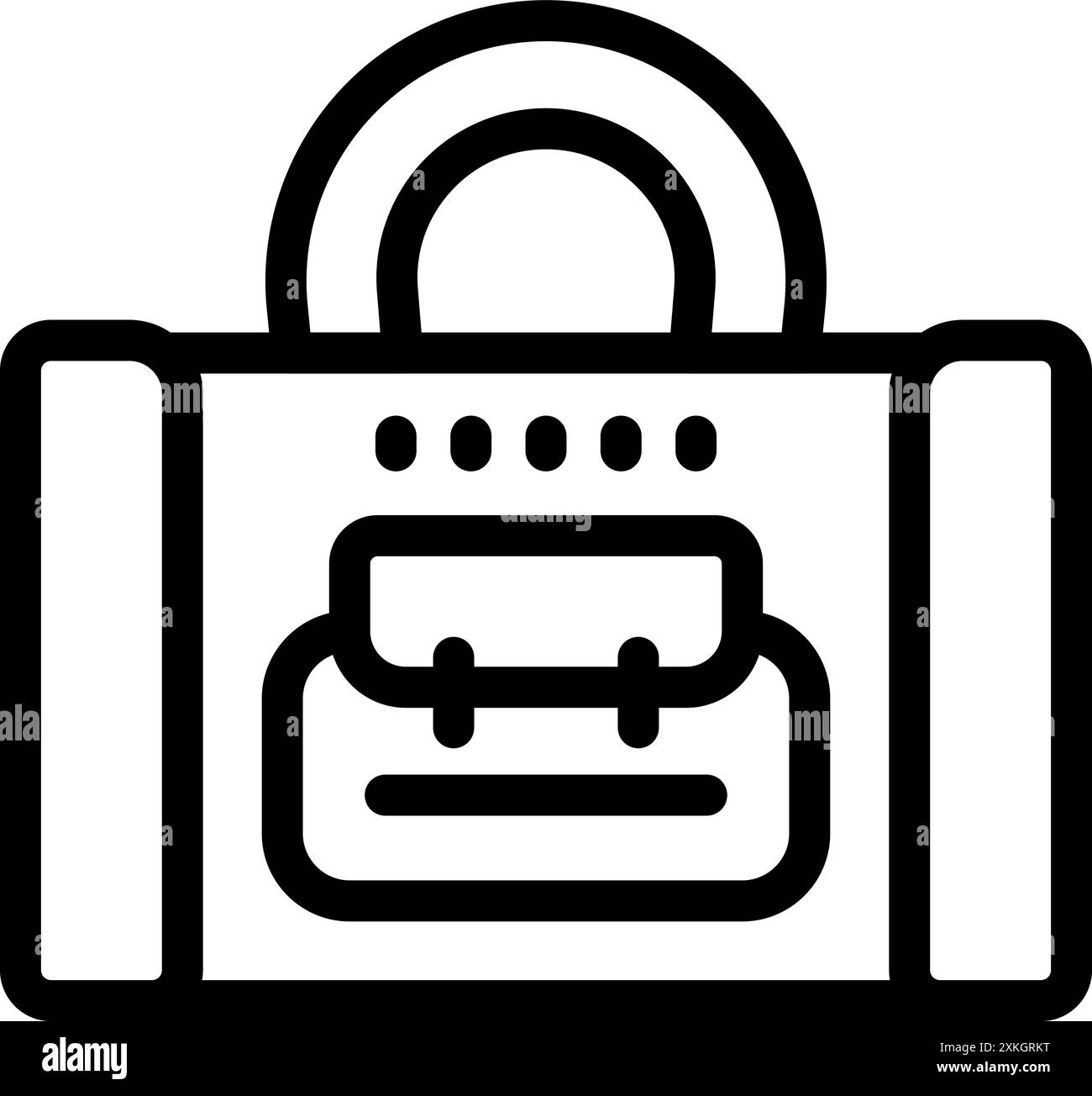 Sewing machine with handle for easy carrying and storage, simple black ...