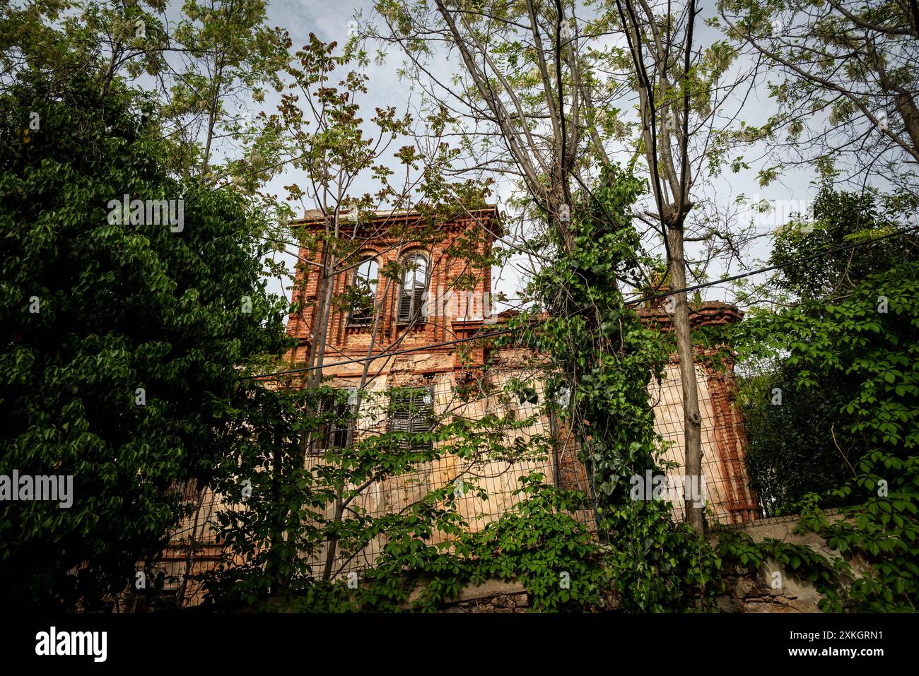 Derelict house - former residence of Leon Trotsky, Buyukada island ...