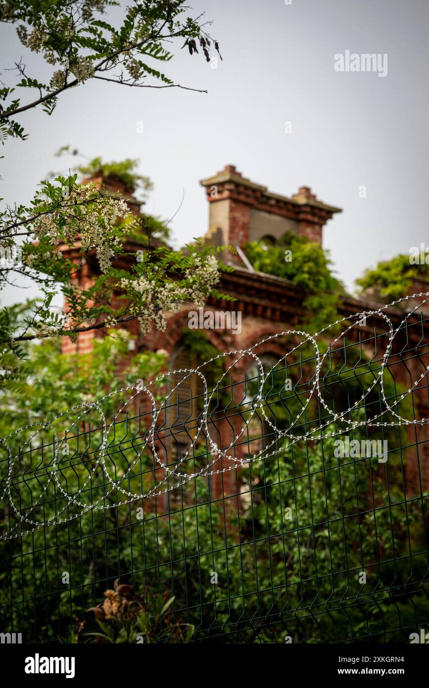 Derelict house - former residence of Leon Trotsky, Buyukada island ...
