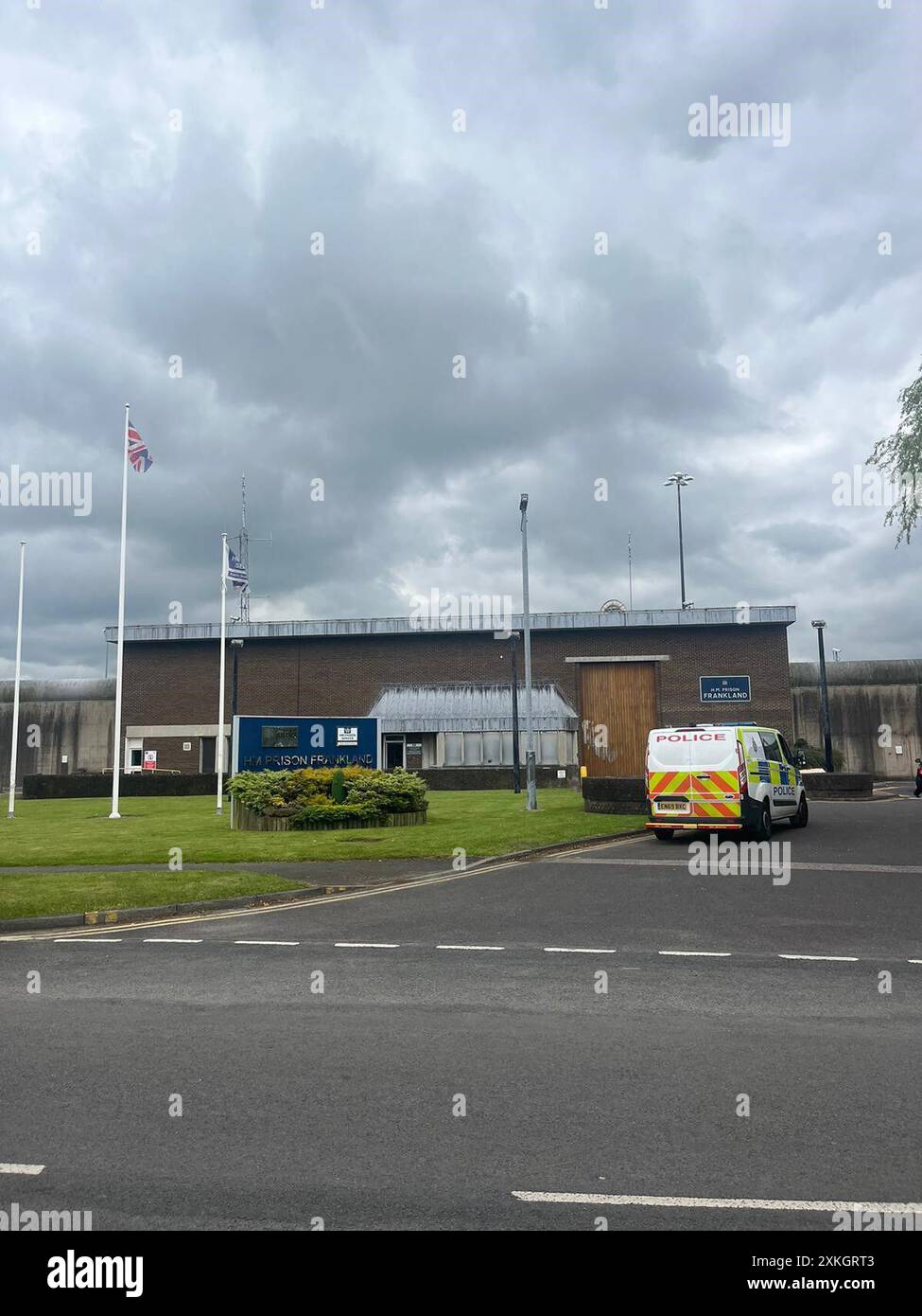 A view of HMP Frankland in Durham, where a police officer was stabbed ...