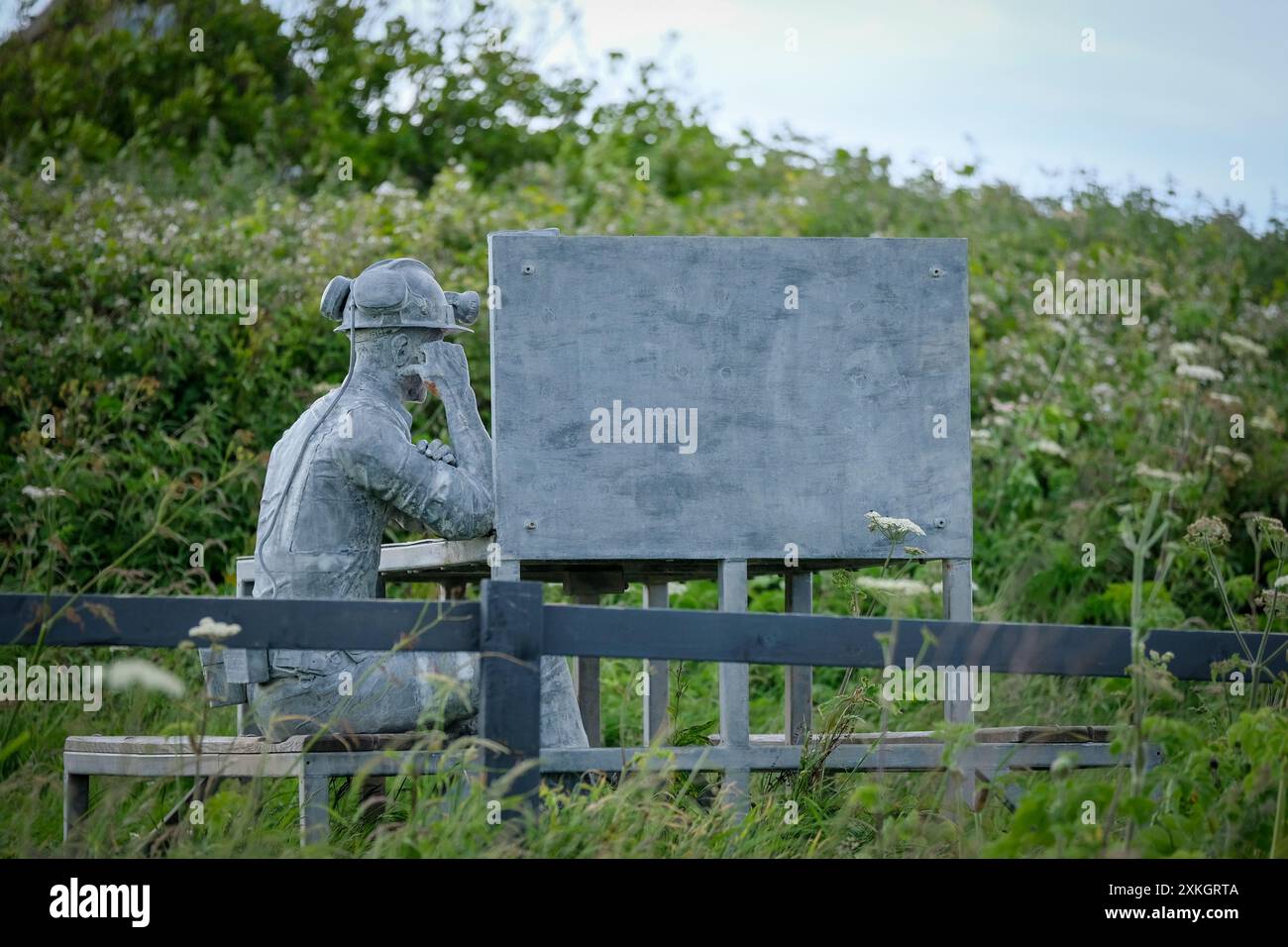 The Boulby Miner, The sculpture was commissioned to celebrate 50 years ...