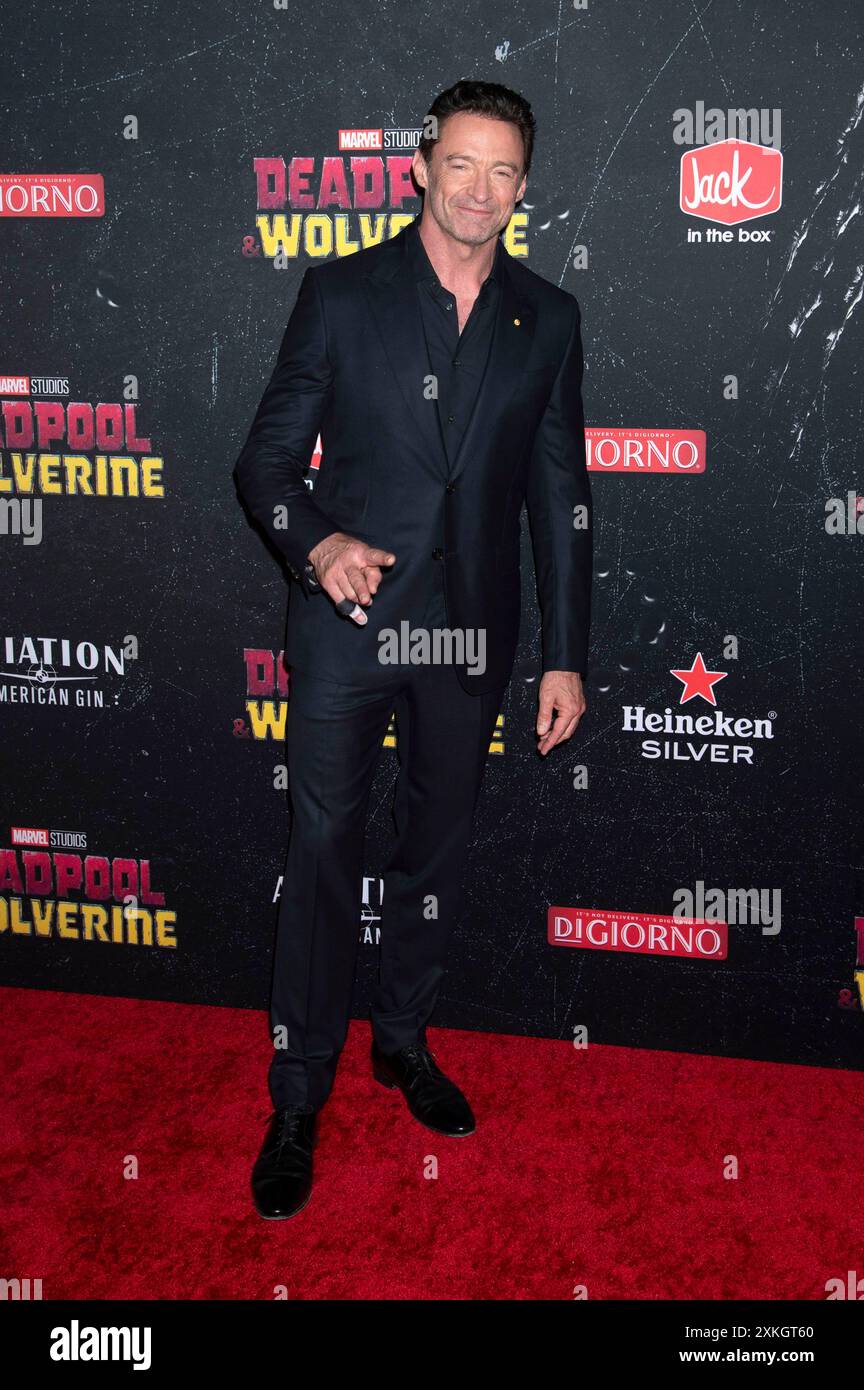 Hugh Jackman bei der Weltpremiere des Kinofilms 'Deadpool & Wolverine ...