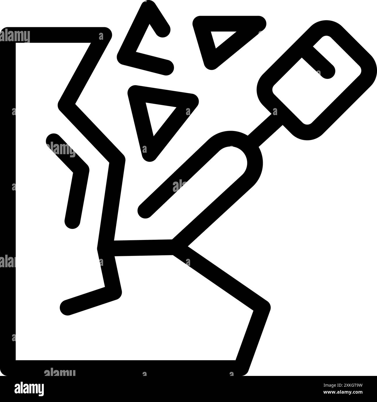 Archaeologist dig trowel Stock Vector Images - Alamy