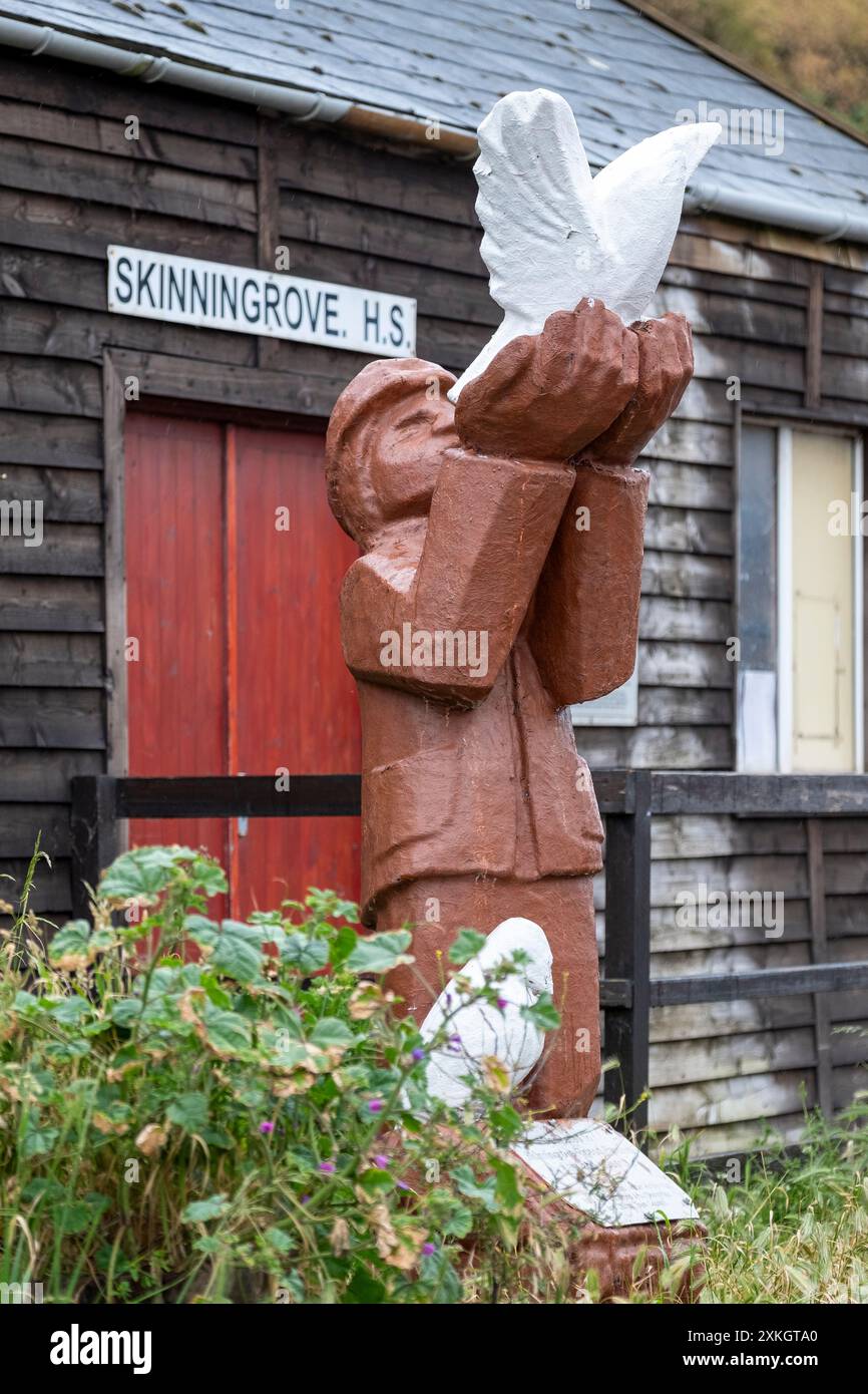 Skinningrove Village, North Yorkshire Stock Photo - Alamy