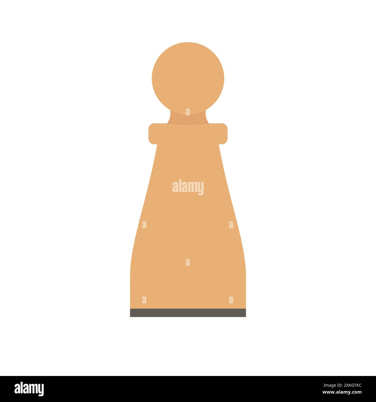 Vector flat chess figure isolated on white background Stock Vector ...