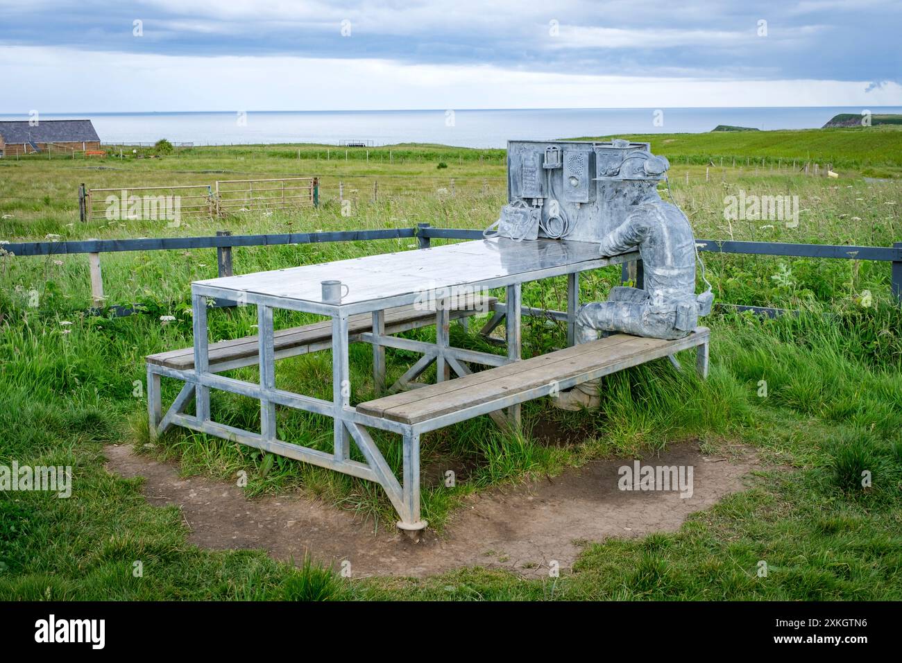 The Boulby Miner, The sculpture was commissioned to celebrate 50 years ...