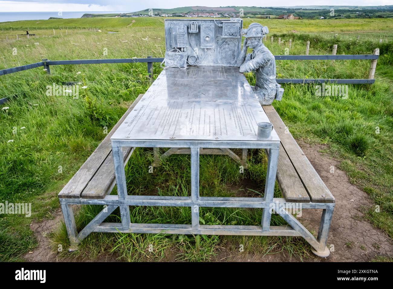 The Boulby Miner, The sculpture was commissioned to celebrate 50 years ...