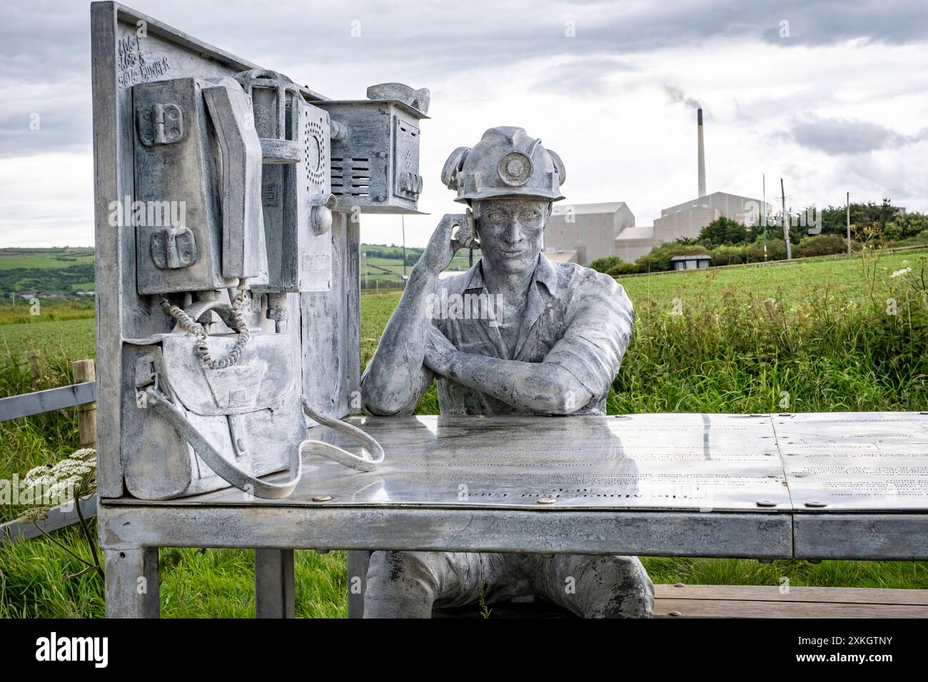 The Boulby Miner, The sculpture was commissioned to celebrate 50 years ...