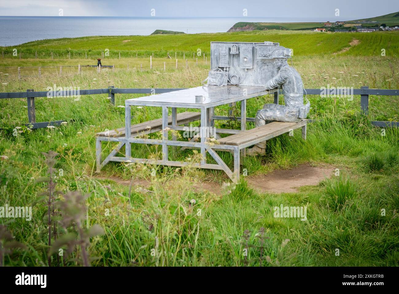 The Boulby Miner, The sculpture was commissioned to celebrate 50 years ...