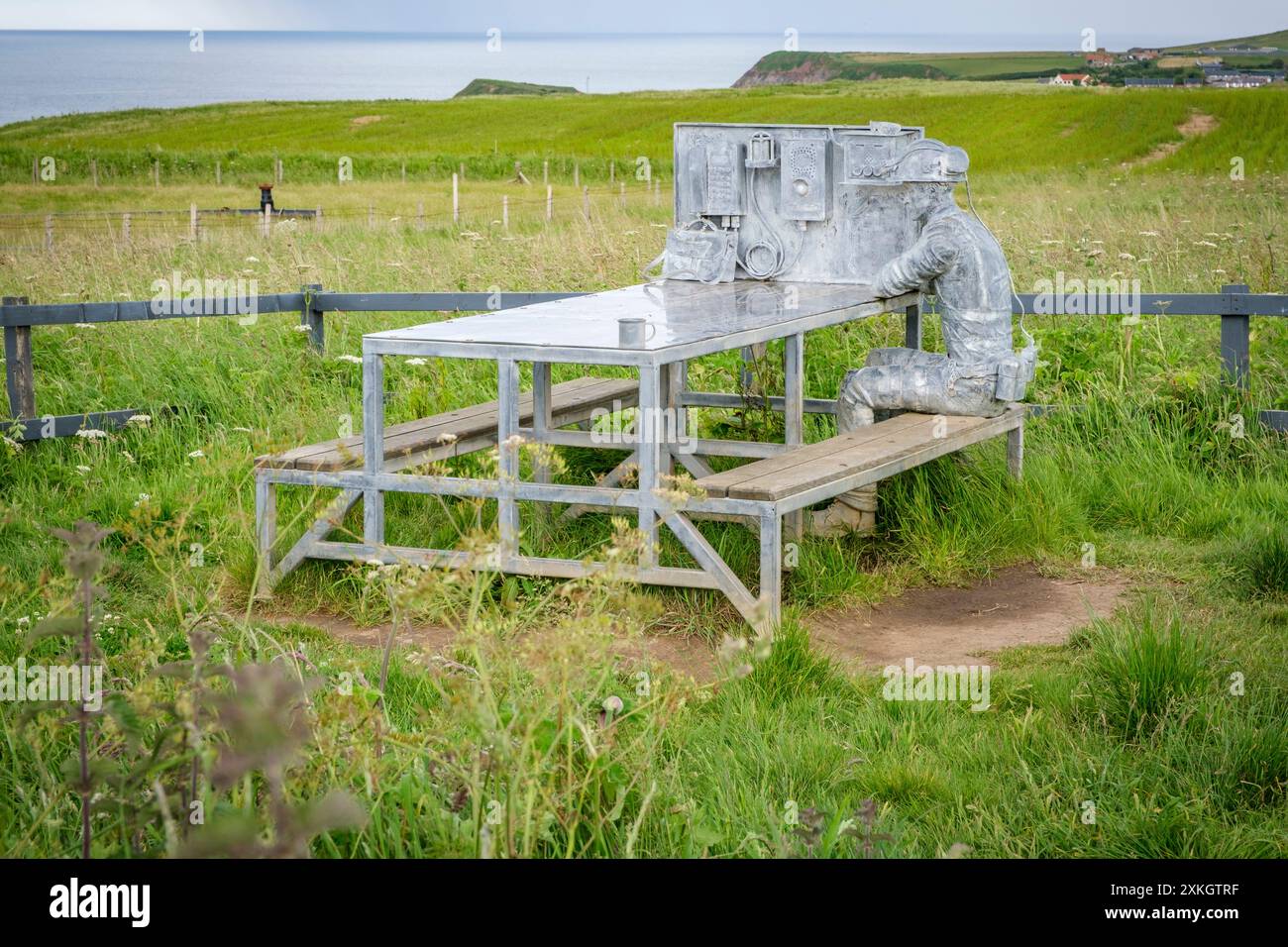 The Boulby Miner, The sculpture was commissioned to celebrate 50 years ...