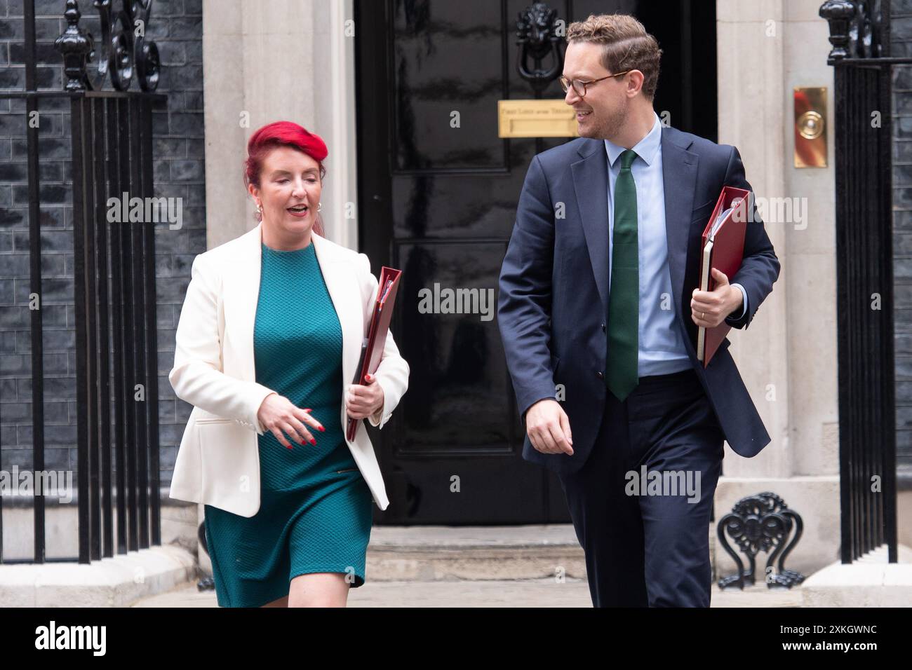 London, UK. 23 Jul 2024. Pictured: (L-R) - Louise Haigh - Secretary of ...