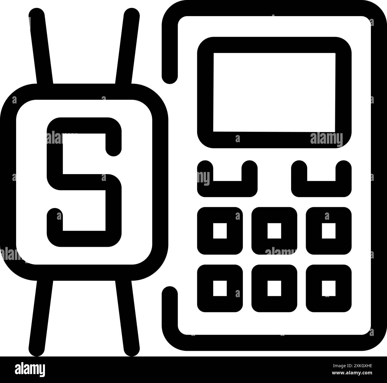 Electronic voting machine screen Black and White Stock Photos & Images ...