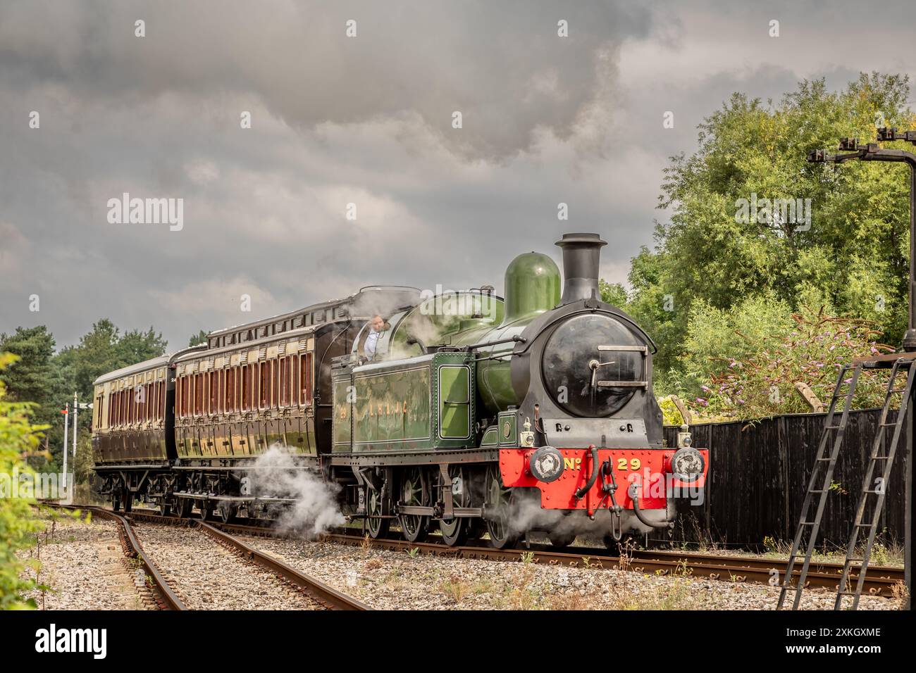 Lambton Tank 0-6-2T No. 29, Didcot Railway Centre, Oxfordshire, England ...