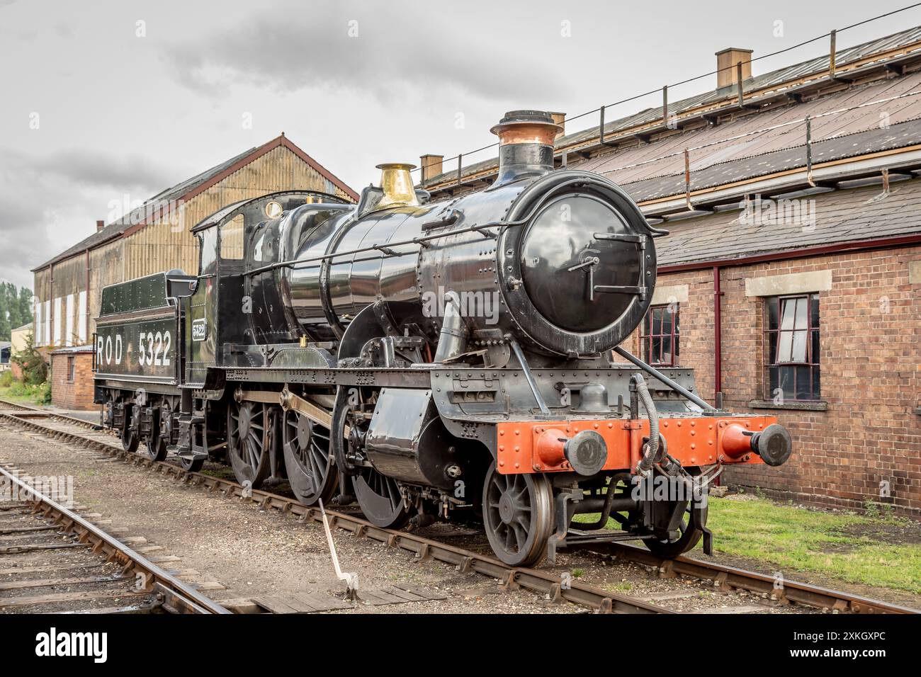 ROD '43xx' 2-6-0 No. 5322, Didcot Railway Centre, Oxfordshire, England ...