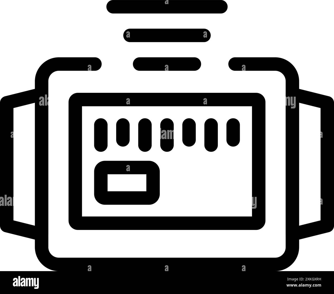 Electronic device for monitoring physical activity, showing progress ...