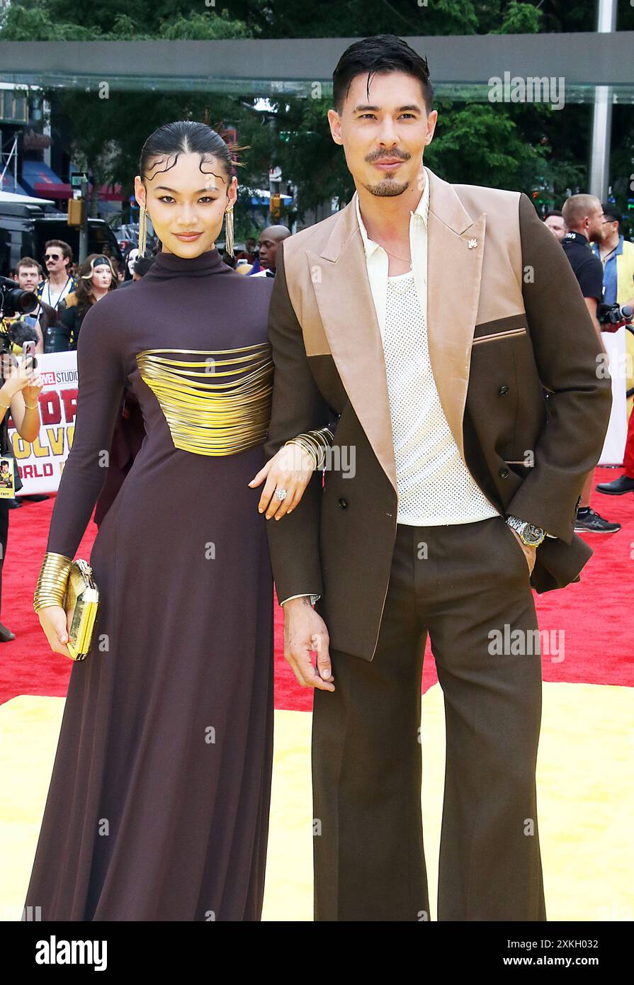 New York, NY, USA. 22nd July, 2024. Lucy Qiu and Lewis Yan at the World ...