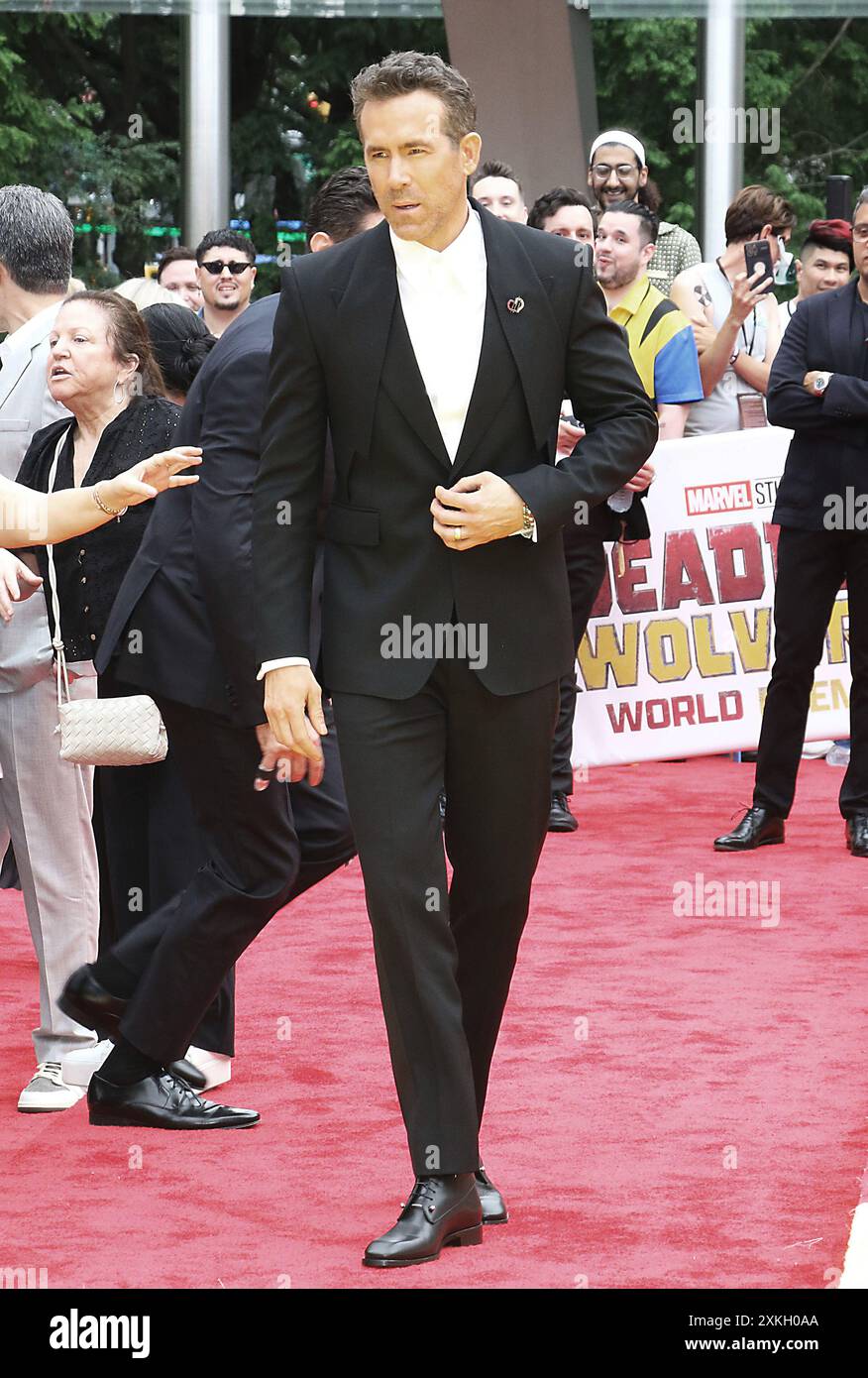 New York, NY, USA. 22nd July, 2024. Ryan Reynolds at the World Premiere ...