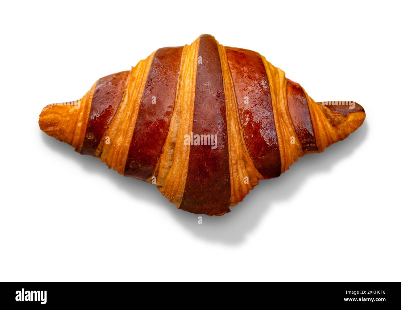 Croissant puff pastry croissant Cut Out Stock Images & Pictures - Alamy