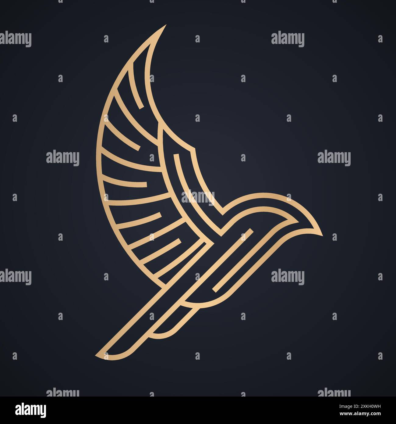elegant linear bird simple logo Stock Vector Image & Art - Alamy